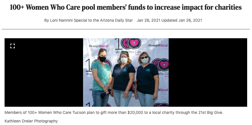 About Us | 100+ Women Who Care Tucson Chapter